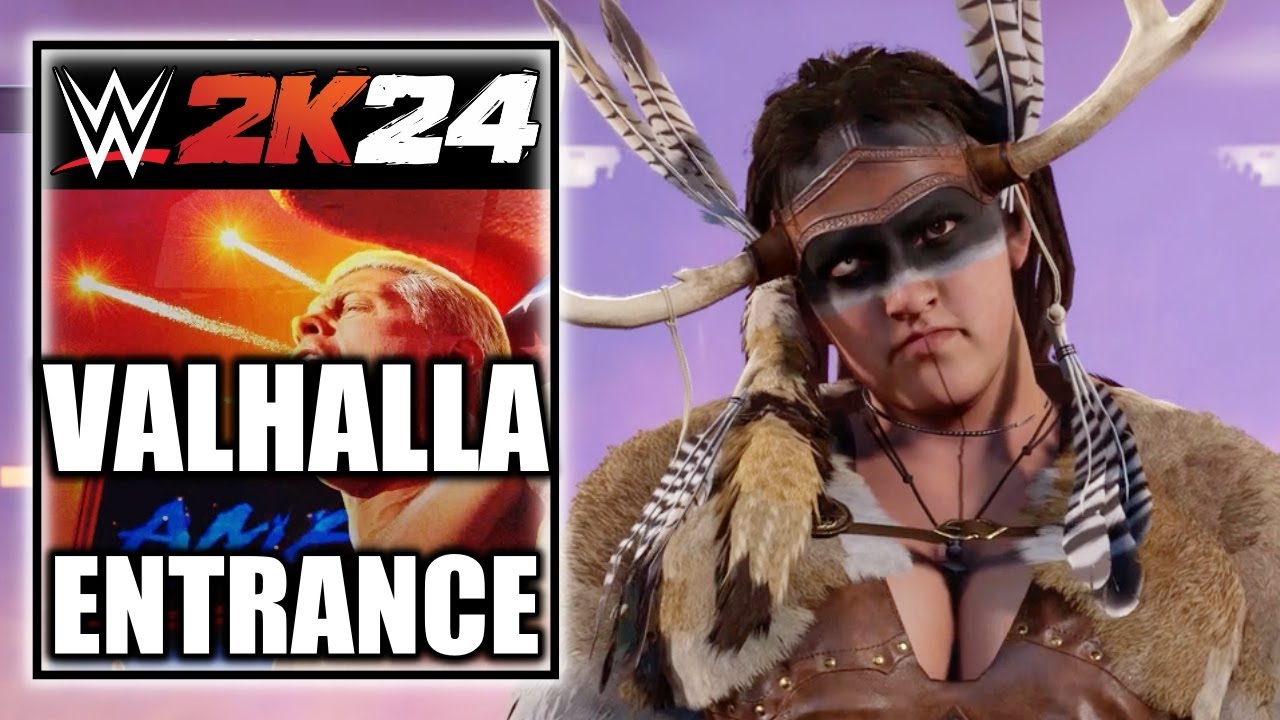WWE 2K24 Valhalla Entrance Cinematic - YouTube