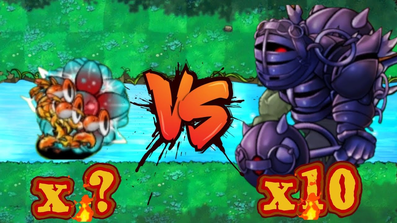 PVZ 1 Fusion Challenge：10,000 Sunshine Plants VS Obsidian Giant - YouTube