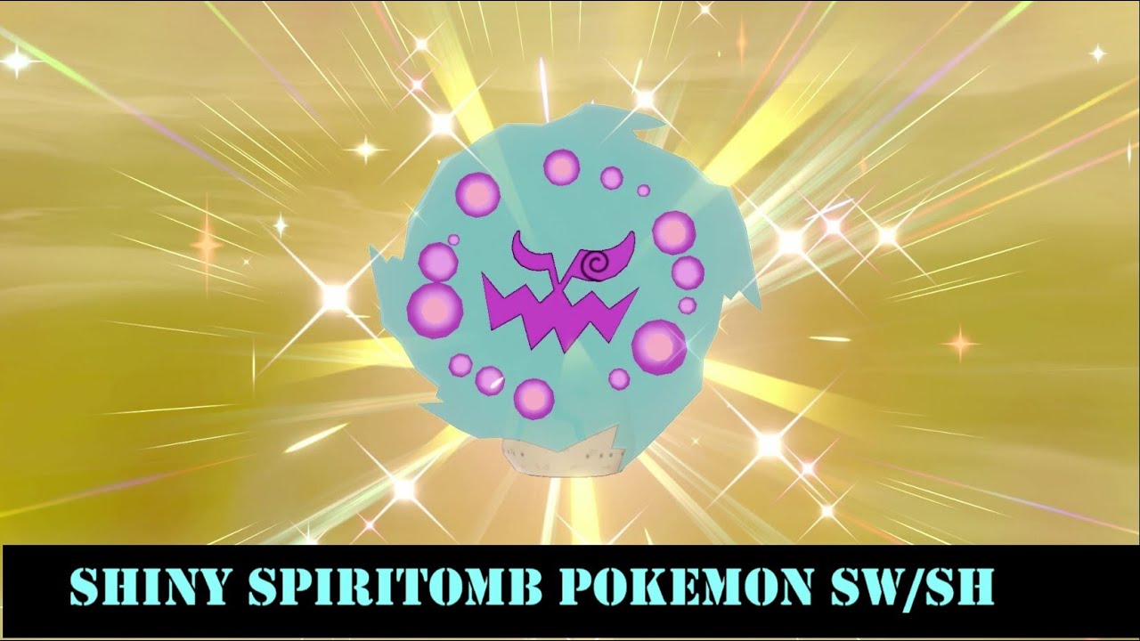Shiny Spiritomb Pokémon SW/SH Masuda Method 17 eggs!! - YouTube