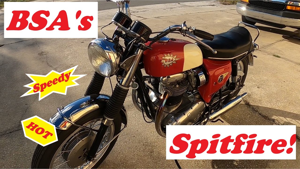 BSA's 1966 MKII SPITFIRE, A Cafe Streetfighter? - YouTube