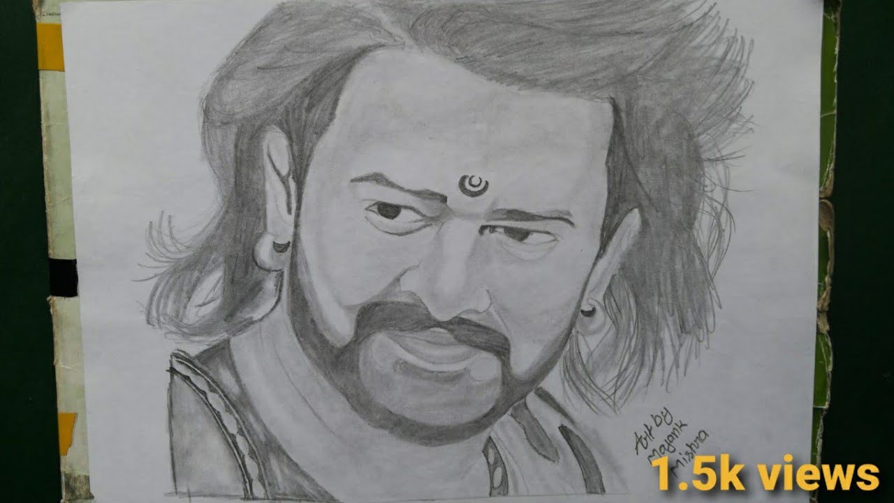 🔥bahubali sketch🙄 easy like bigginers 😊 | - YouTube