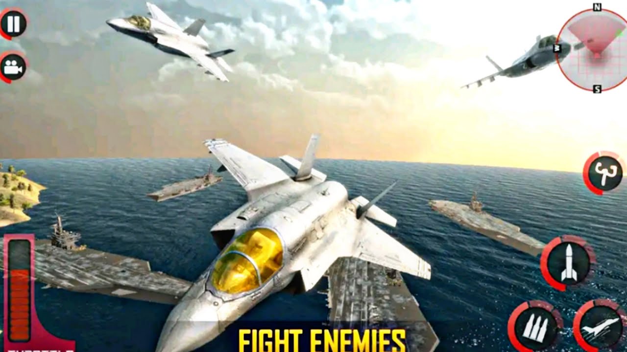 Jet Fighters Airplane Simulator - Airplane Games |Air Jet Fighter ...