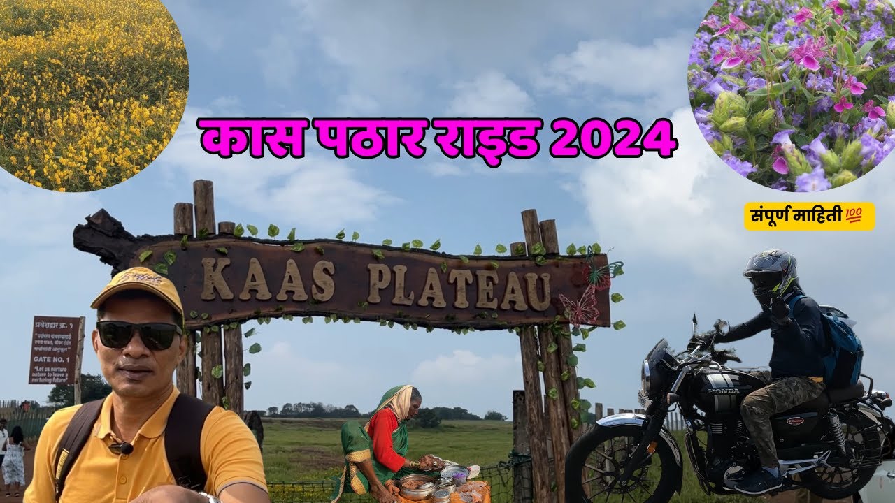 Kaas Pathar Ride 2024 | कास पठार राइड 2024| Valley of Flowers| संपूर्ण ...