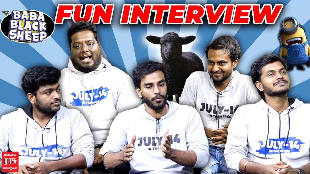 Baba Black Sheep Team Fun Interview | Rj Vigneshkanth, Ammu Abhirami, Abdul Ayaz, Narendra ...
