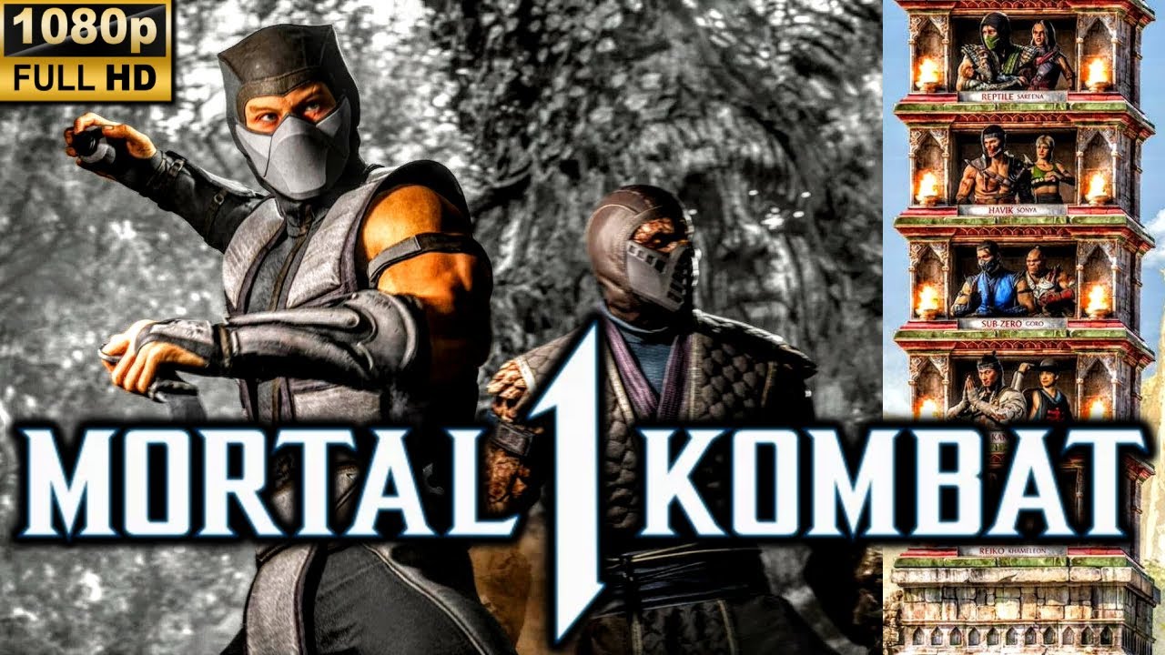 MK1 *SMOKE* UMK3 SKIN KLASSIC TOWER GAMEPLAY!! (TREMOR AS KAMEO) 1080p ...