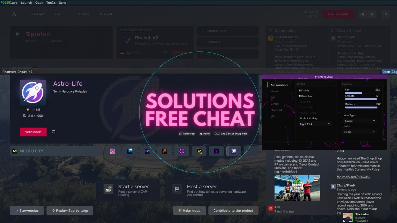Free Fivem Phantom Cheat - YouTube
