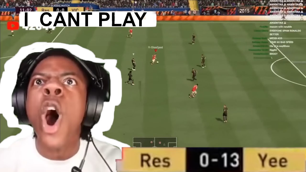 SPEED LOSES 13 - 0 IN FIFA *RAGE QUIT* - YouTube