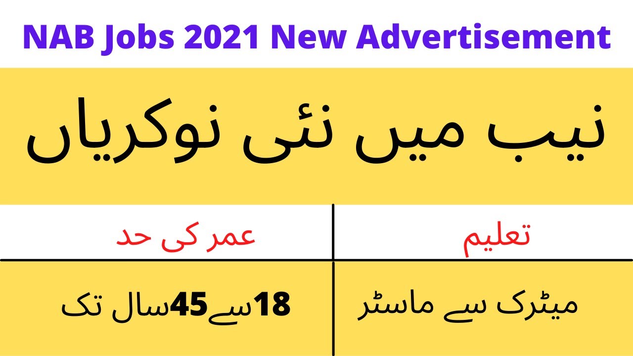 nab jobs 2021 advertisement apply start - YouTube
