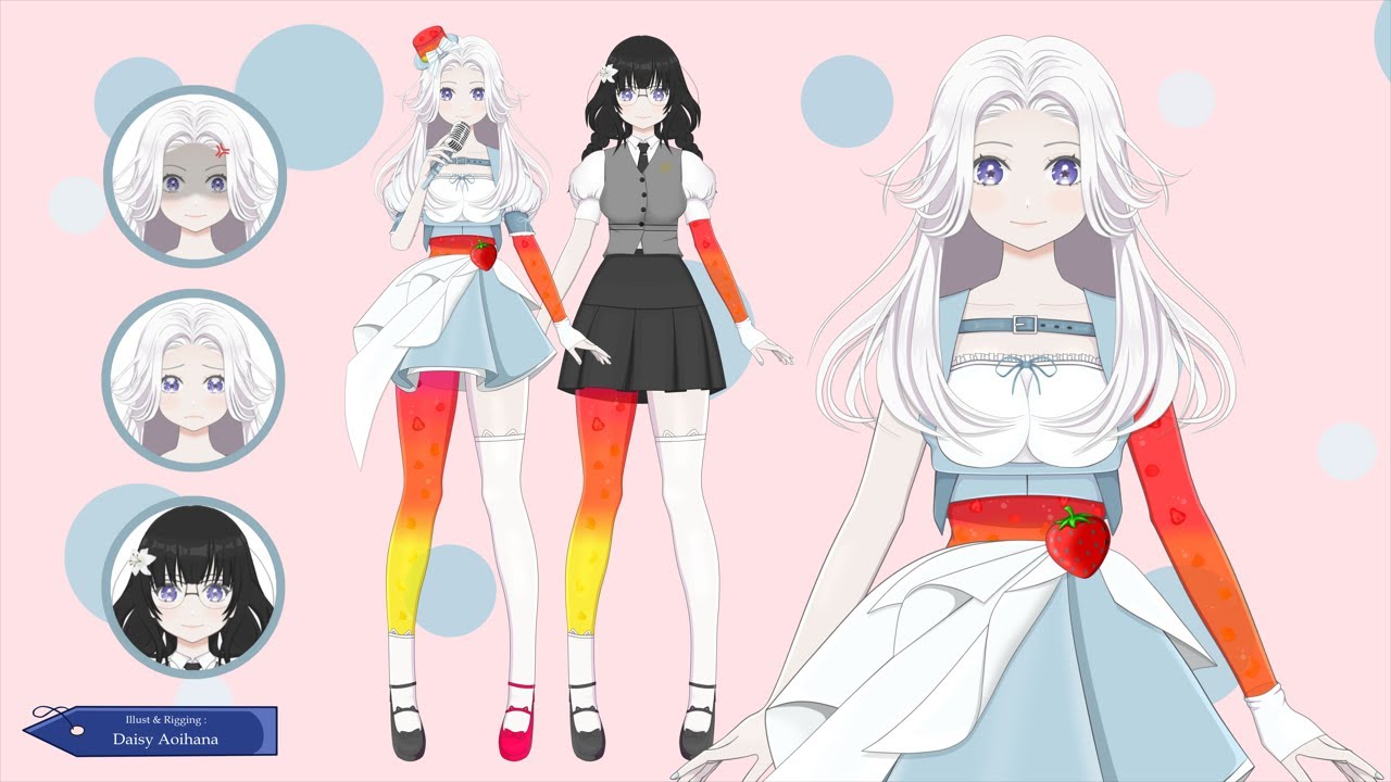 [Live2D Showcase] Adoptable Vtuber Ready to Use - YouTube