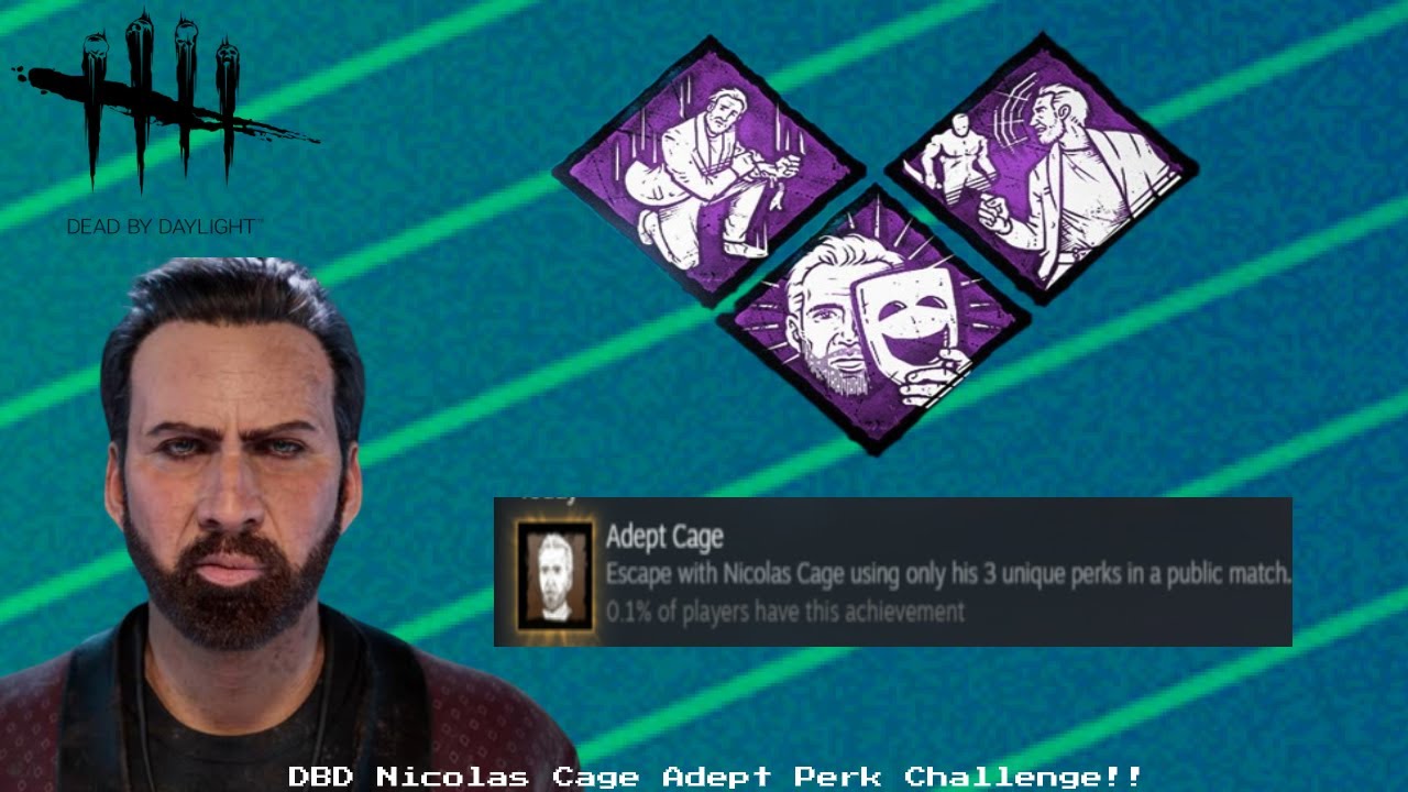 DBD Nicolas Cage Adept Perk Challenge!! - YouTube