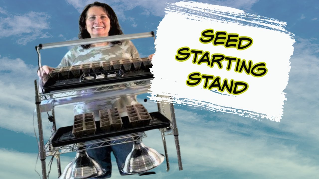 Building a Seed Starting Stand with Lights - Starting Your Indoor ...