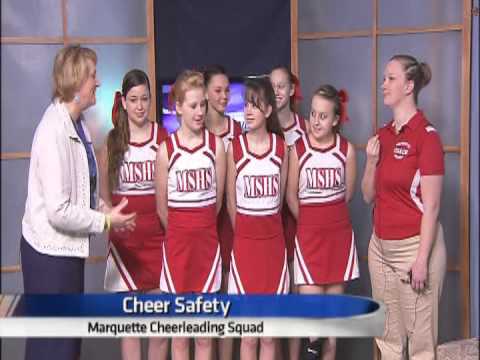 MSHS Cheer on TV6 Morning Show - YouTube