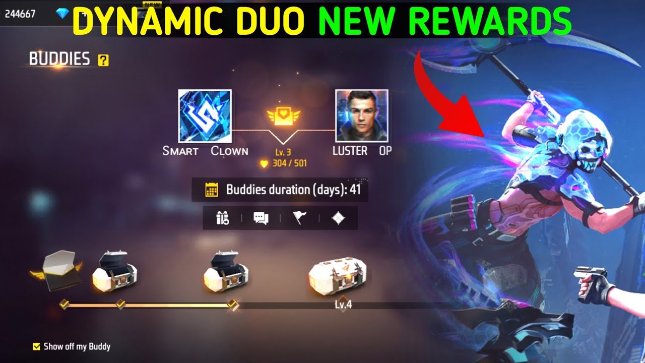 Dynamic Duo फ्री Rewards सबको मिलेंगे🤯| Free Fire New Event | Ff New ...