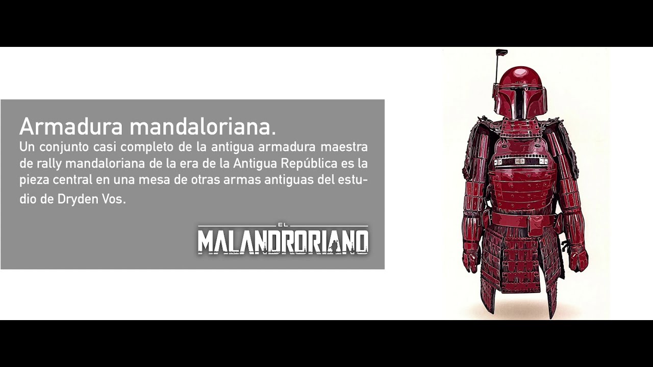 Mandalorian rally master armor - YouTube