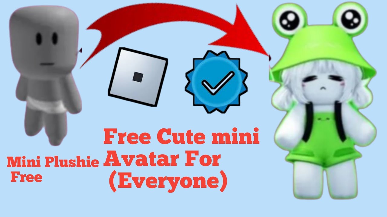 How To Be A Cute Mini Roblox Avatar For Actually Free For(everyone).Get ...