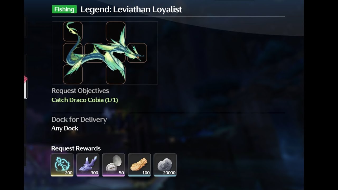 How to Unlock and Catch the Legendary Leviathan (DRACO COBIA FISH) in ...