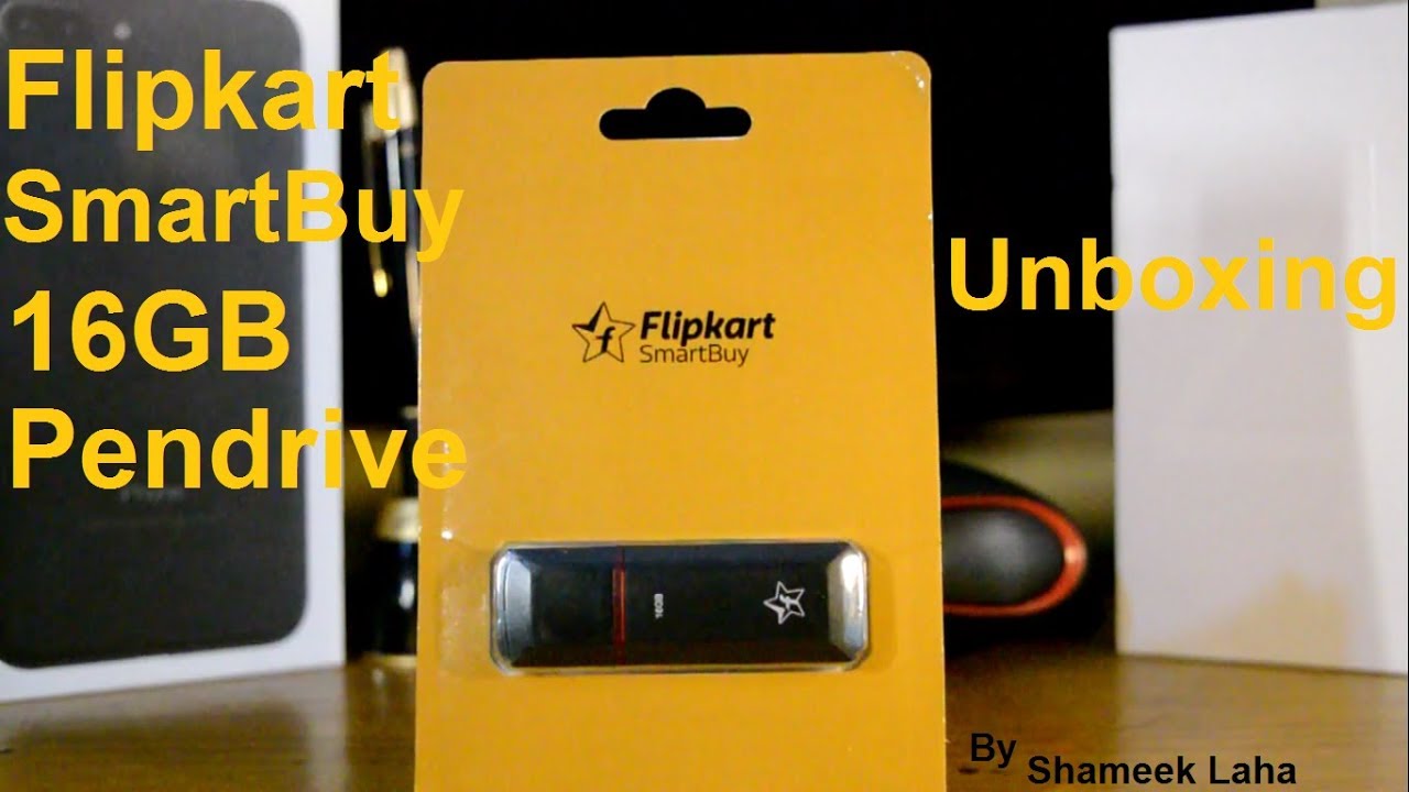 Flipkart Smart Buy 16GB Pendrive unboxing - YouTube