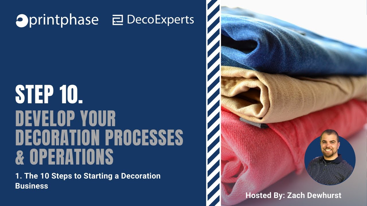 Step 10. Develop Your Decoration Processes & Operations - YouTube