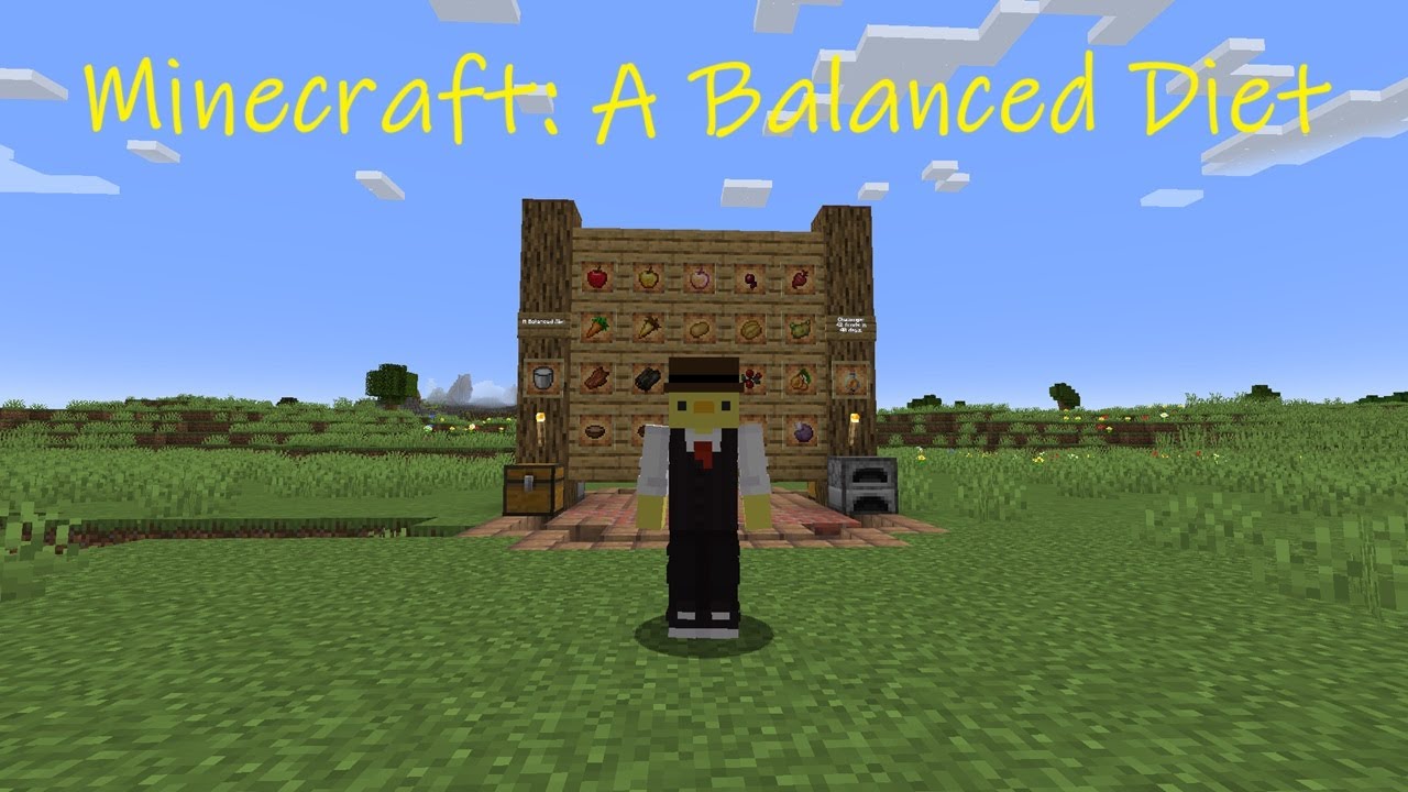 Minecraft: A Balanced Diet - YouTube
