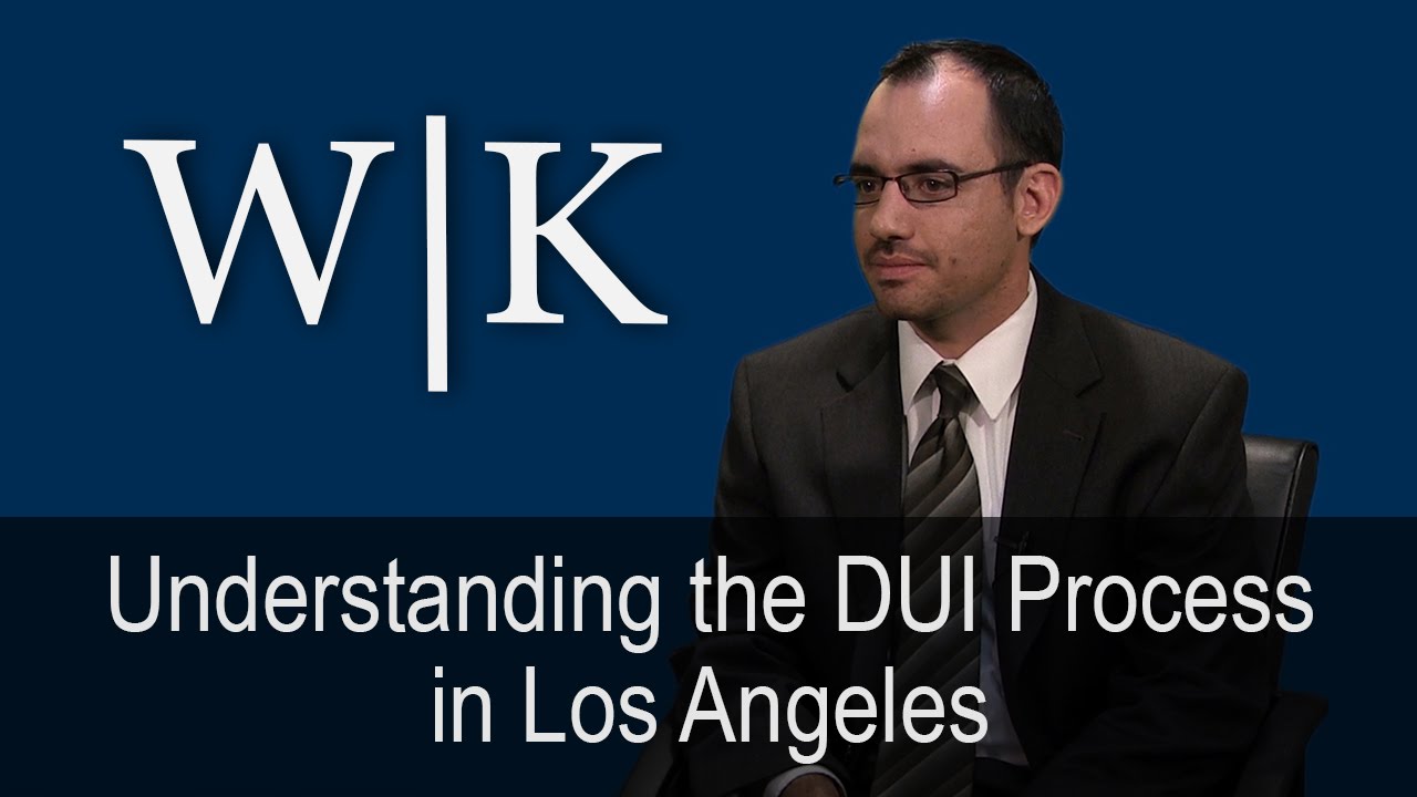 The DUI Process in Los Angeles - YouTube