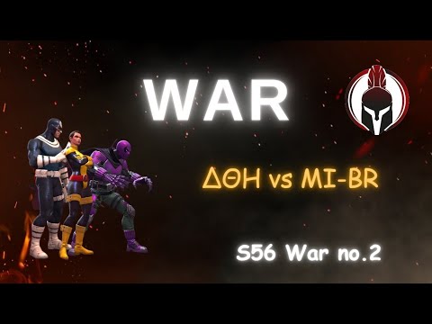 War S56 no.2 - First time taking Bullseye to WAR! | #mcoc - YouTube