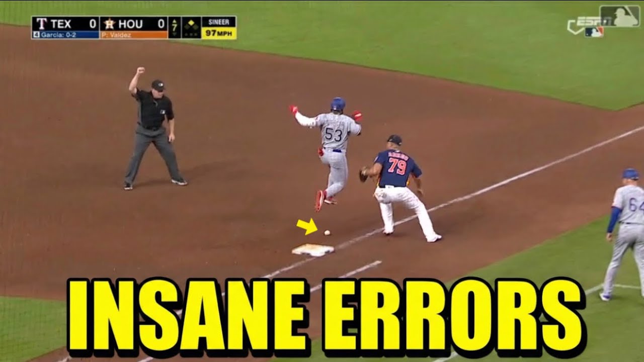 MLB | Bad Errors - YouTube
