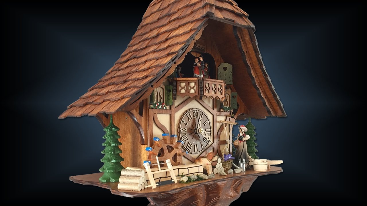 Bell Ringer Cuckoo Clock Chalet - YouTube