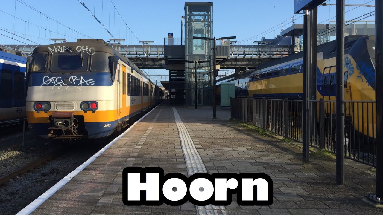 Treinen op station Hoorn - 19 januari 2020 - YouTube