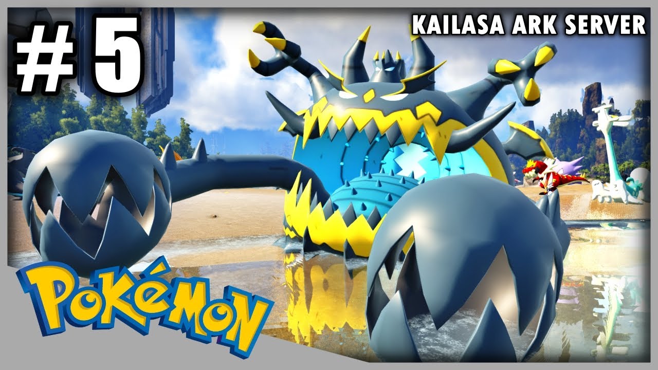 TAMING ULTRA BEAST GUZZLORD | Kailasa ARK Server | POKEMON MOD [EP : 5 ...