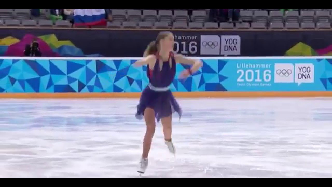 SOTSKOVA Maria (RUS), free programm, Youth Olympic Games 2016. FP, FS ...