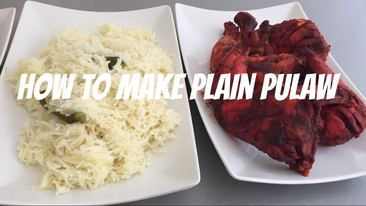 How to make plain pulaw - YouTube