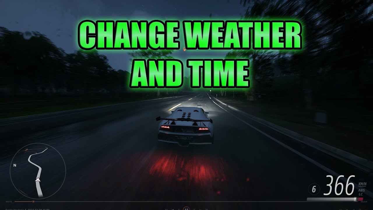 How To Change Weather & Time In Forza Horizon 5 - YouTube