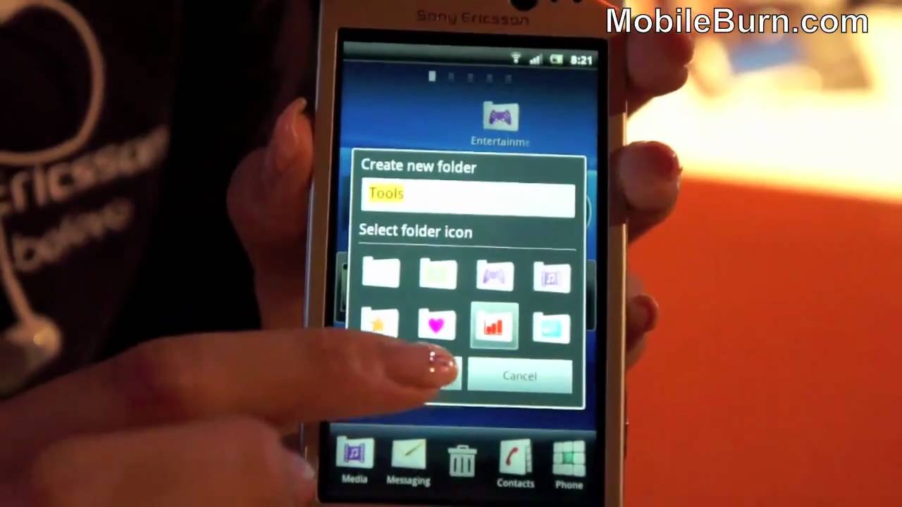Sony Ericsson Xperia neo - video first look - YouTube