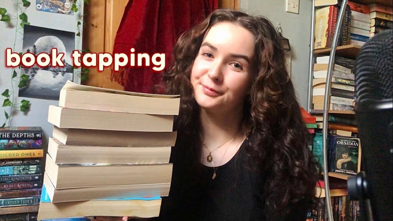 ASMR book tapping and recommendations 📚 - YouTube