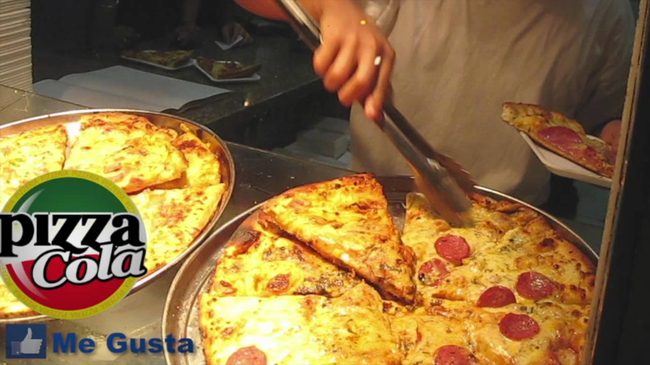 Pizza Cola Pizzeria Sabana Grande Caracas - YouTube