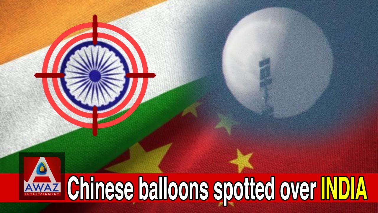 Chinese balloons spotted over India and other countries - YouTube