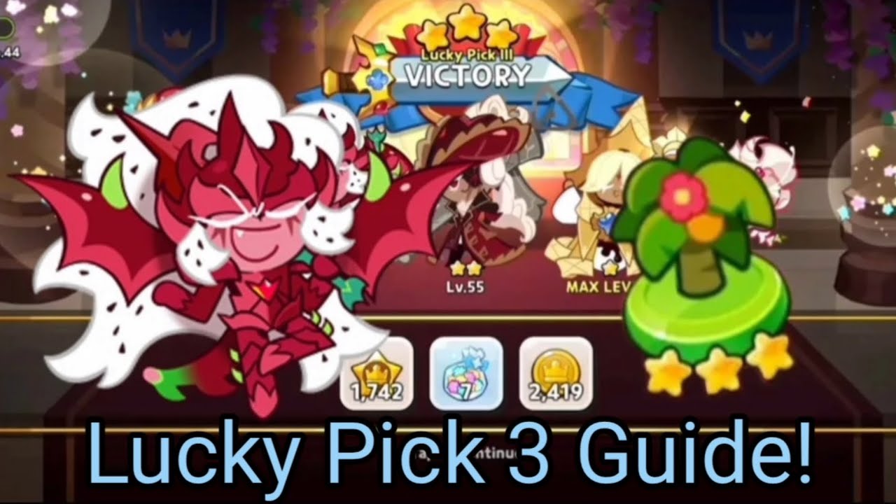 How to 3 star Lucky Pick 3! | Cookie Run: Kingdom - YouTube