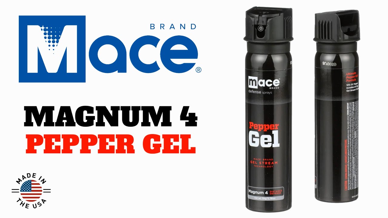 How to use the Magnum 4 Pepper Gel - Mace - YouTube