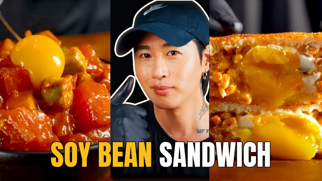 ASMR Food Eating The Ultimate Soy Bean Sandwich | Asmr Cooking And ...