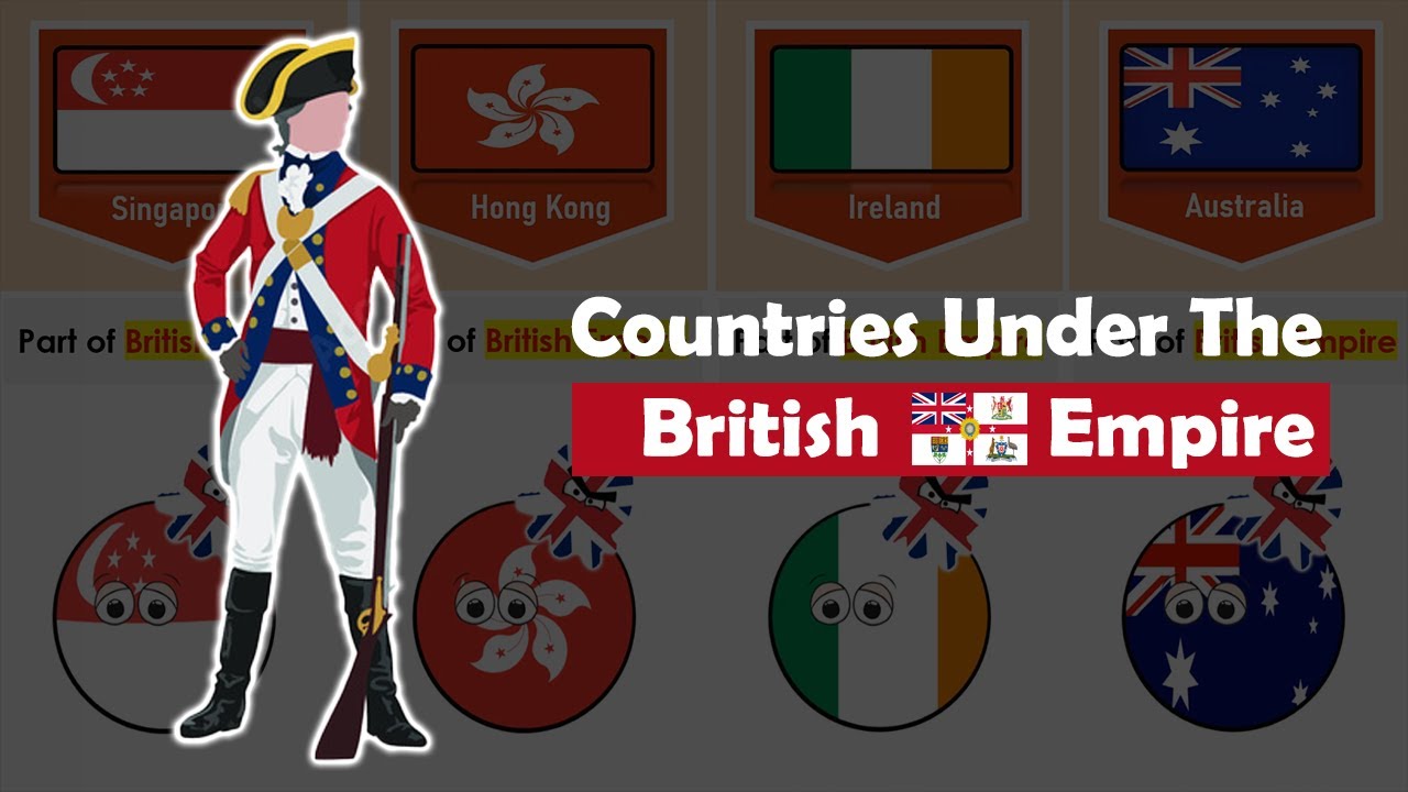 Countries under British Empire || Countries That Were Part Of British ...