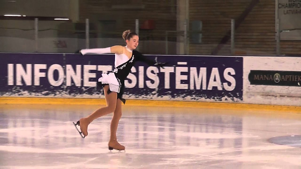 ANUFRIJEVA Anna, LAT, Advanced Novice Girls SP - YouTube