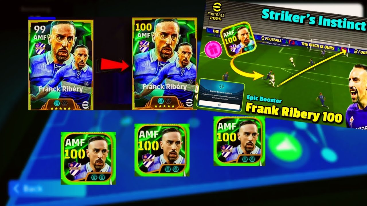 How to training Frank Ribery 100 with best epic booster and striker ...
