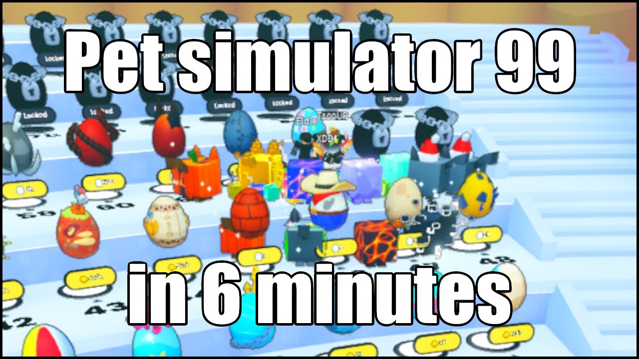 Pet Simulator 99's gameplay summarised in 6 minutes - YouTube