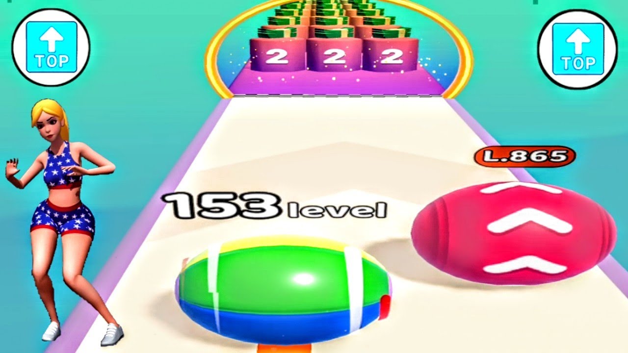 Action Runner Arcade Casual Racing simulation level up balls Tiktok App ...