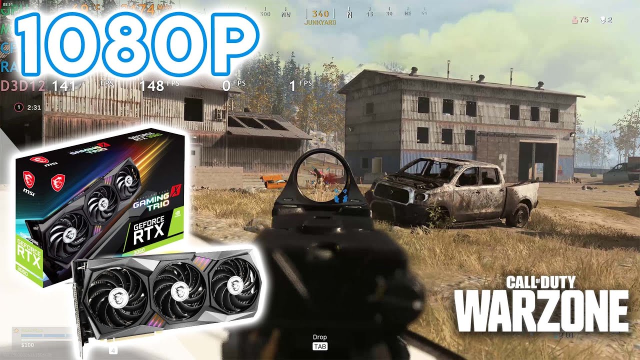 RTX 3060 - COD Modern Warfare 1080p High Settings [MSI Gaming X Trio ...