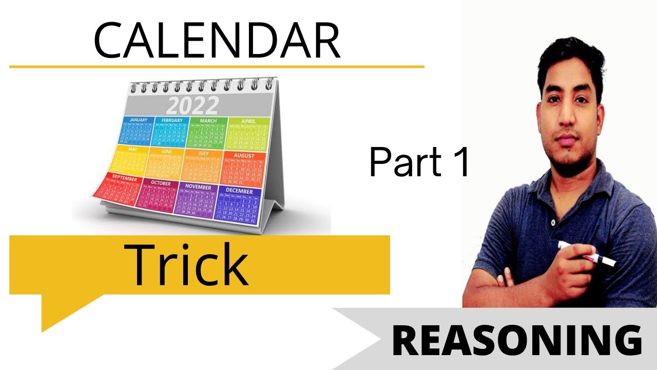 Calendar I Short trick I Reasoning I Part 1 I For all govt exam. - YouTube