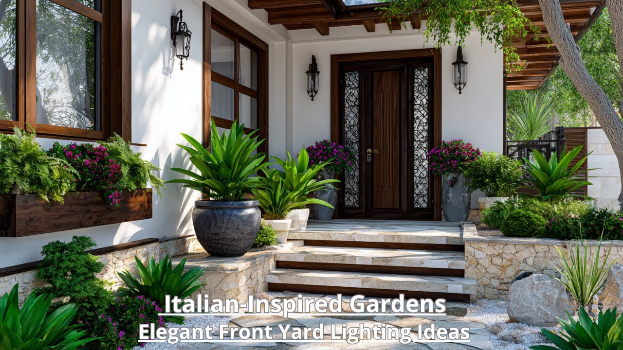 Front Yard Landscaping Ideas: Transform Your Home with Italian Garden ...
