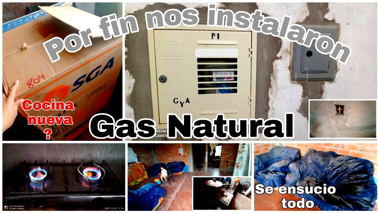 Instalaron gas natural en mi casa🔥+ Tenemos cocina nueva? + Se llenó mi ...