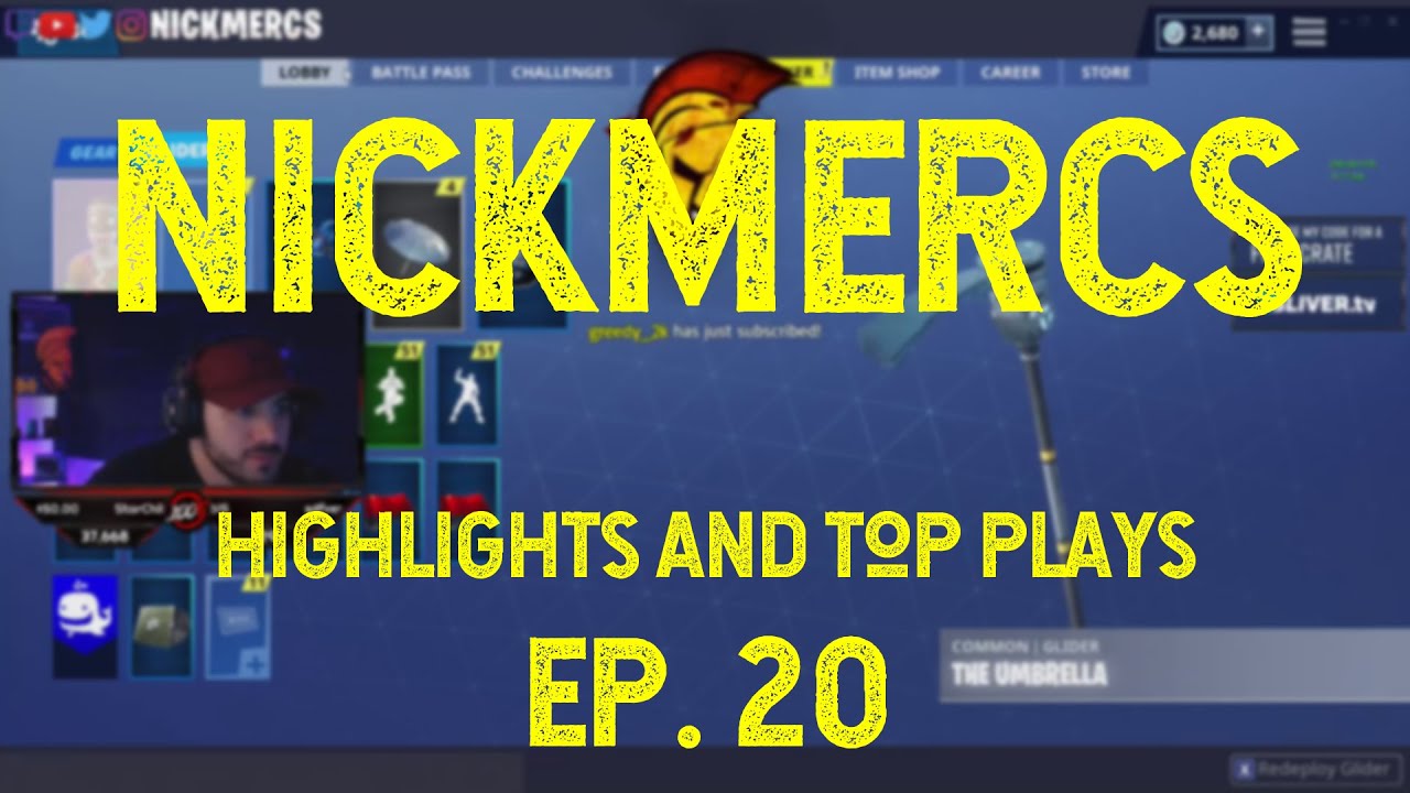 NICKMERCS Highlights, Best Plays and Top Moments | EP20 - YouTube