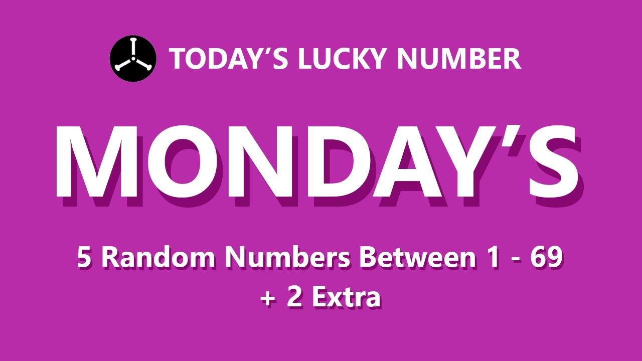 5 Random Numbers Between 1 69 MONDAY Jan 24 2022 YouTube 5 Random Numbers Between 1 69 MONDAY Jan 24 2022 YouTube